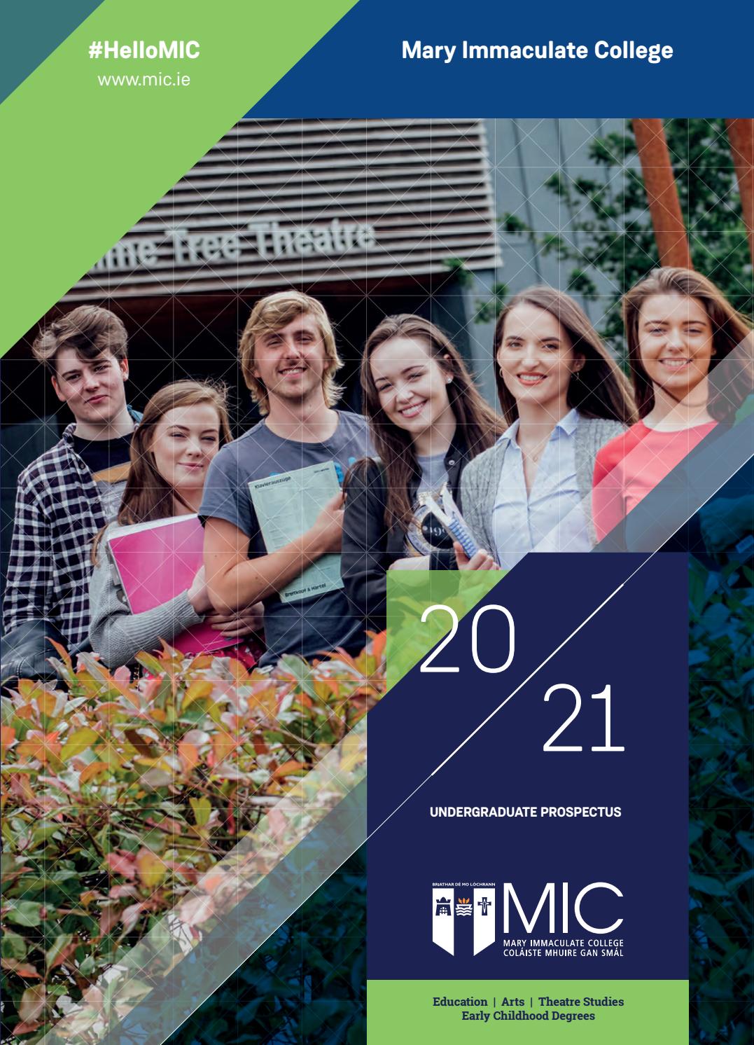 MIC Undergraduate Prospectus 20-21 by micireland - Issuu