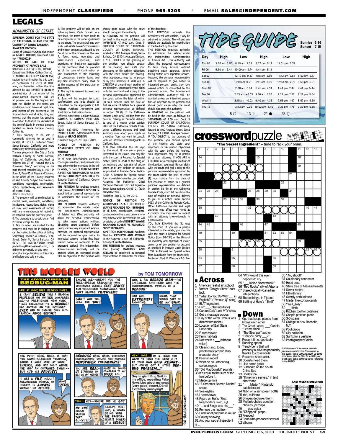 Santa Barbara Independent, 9/5/19 by SB Independent - Issuu