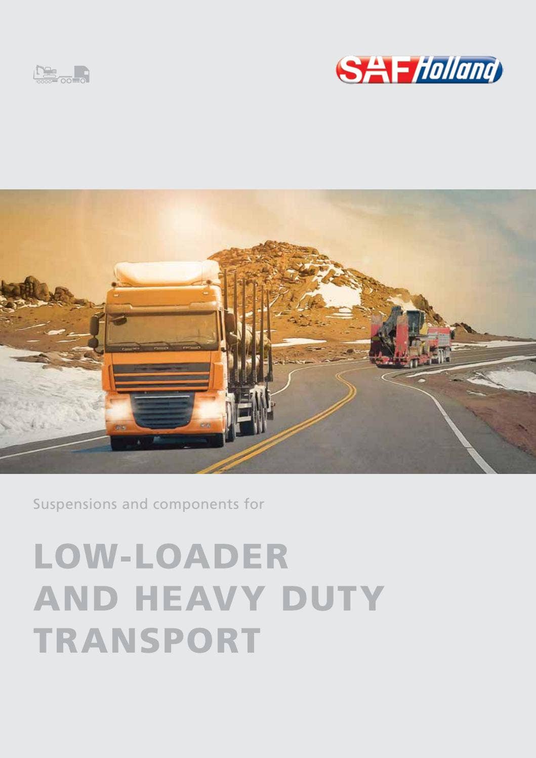 SAF Low Loader and Heavy Duty Transport by morekas - Issuu
