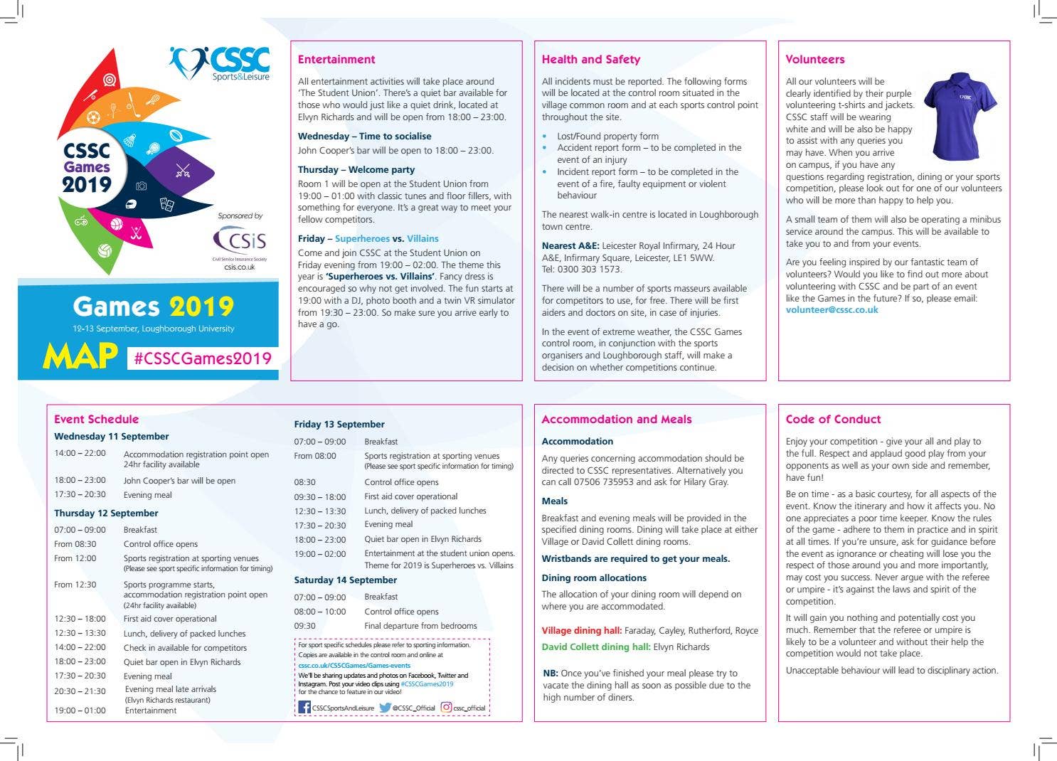 2019 CSSC Games Map by CSSC Sports & Leisure - Issuu