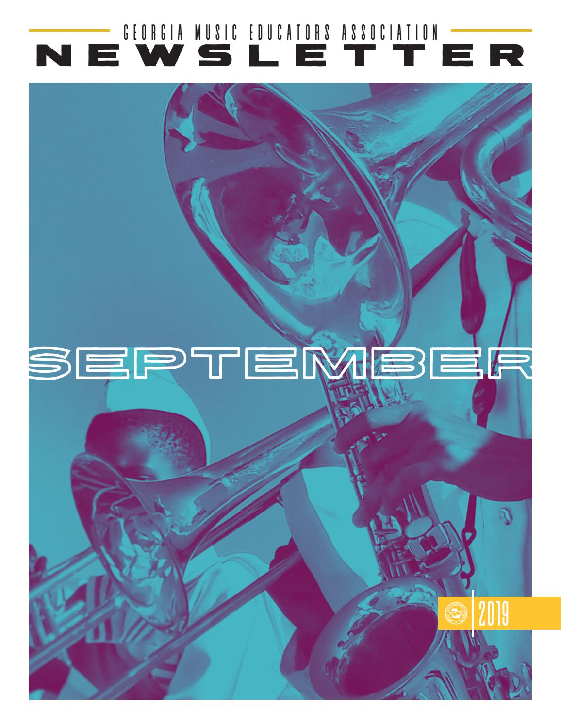 2019 GMEA Newsletter | September by Georgia Music Educators Association ...
