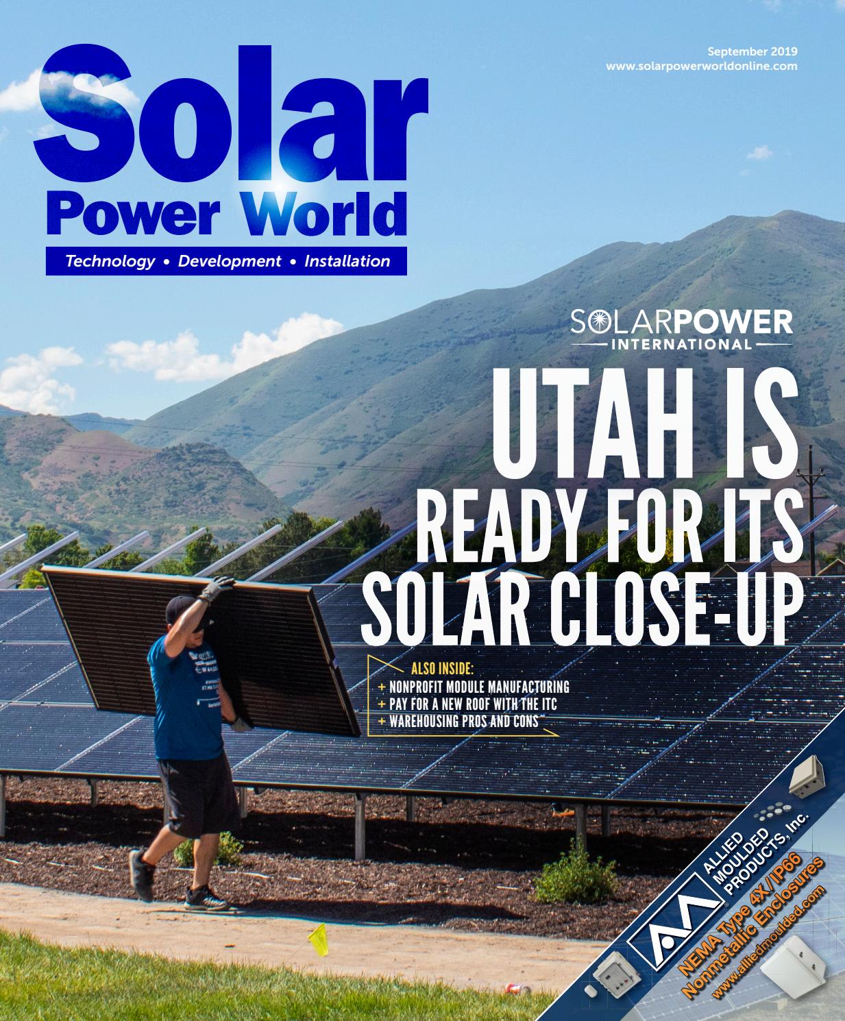 Solar Power World September 2019 by WTWH Media LLC - Issuu