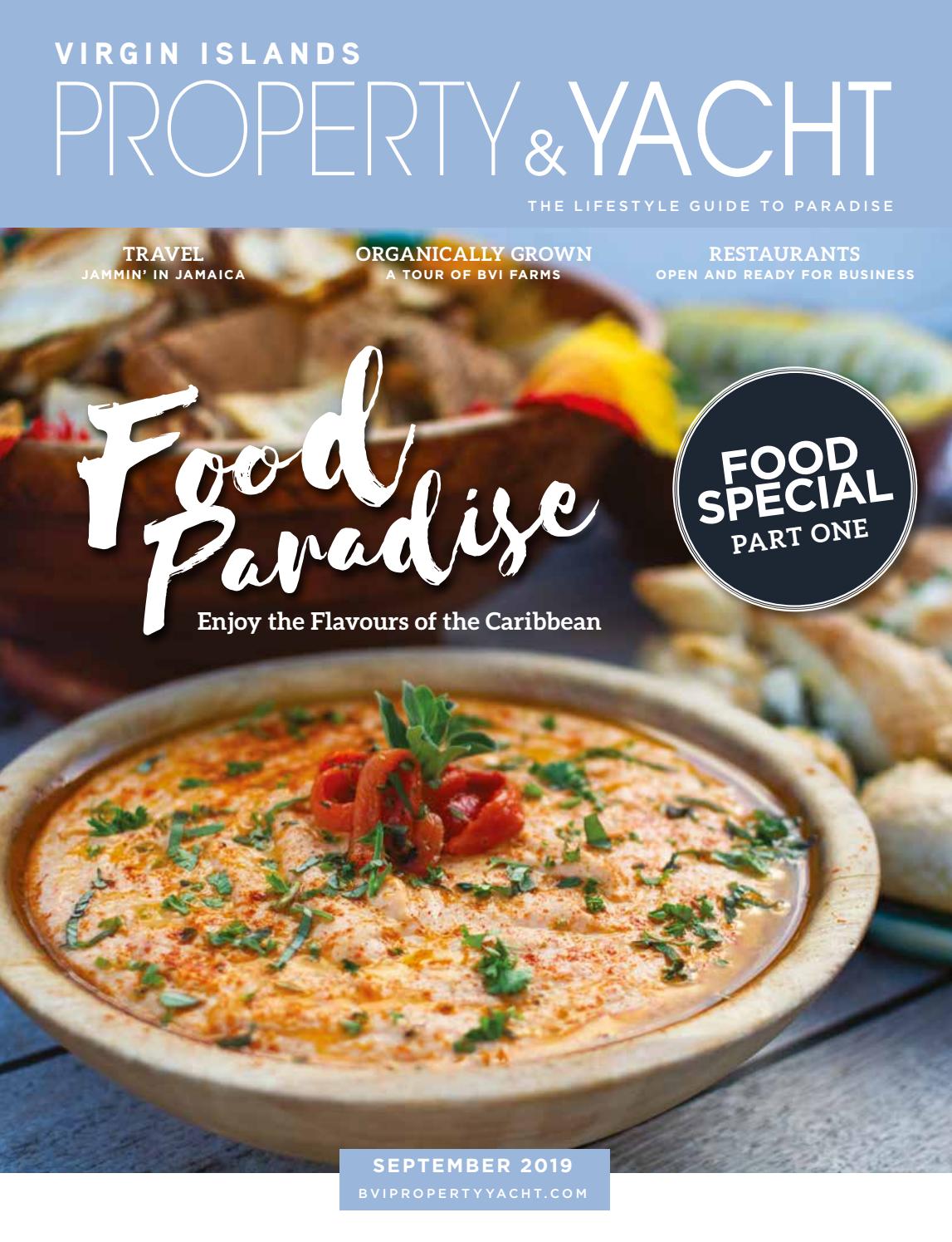 Virgin Islands Property & Yacht | September 2019 | BVI Food Paradise ...