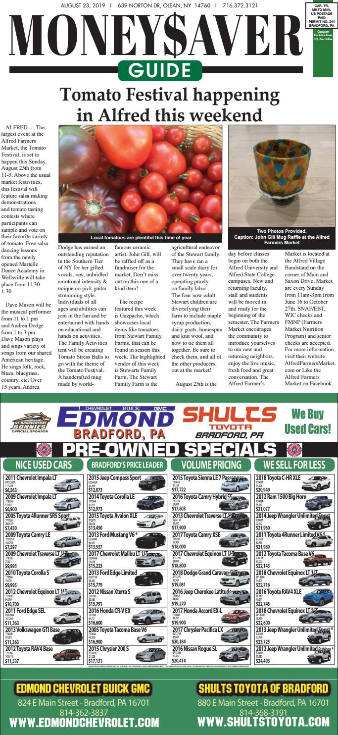 Moneysaver Guide | 08/23/19 by Community Source - Issuu