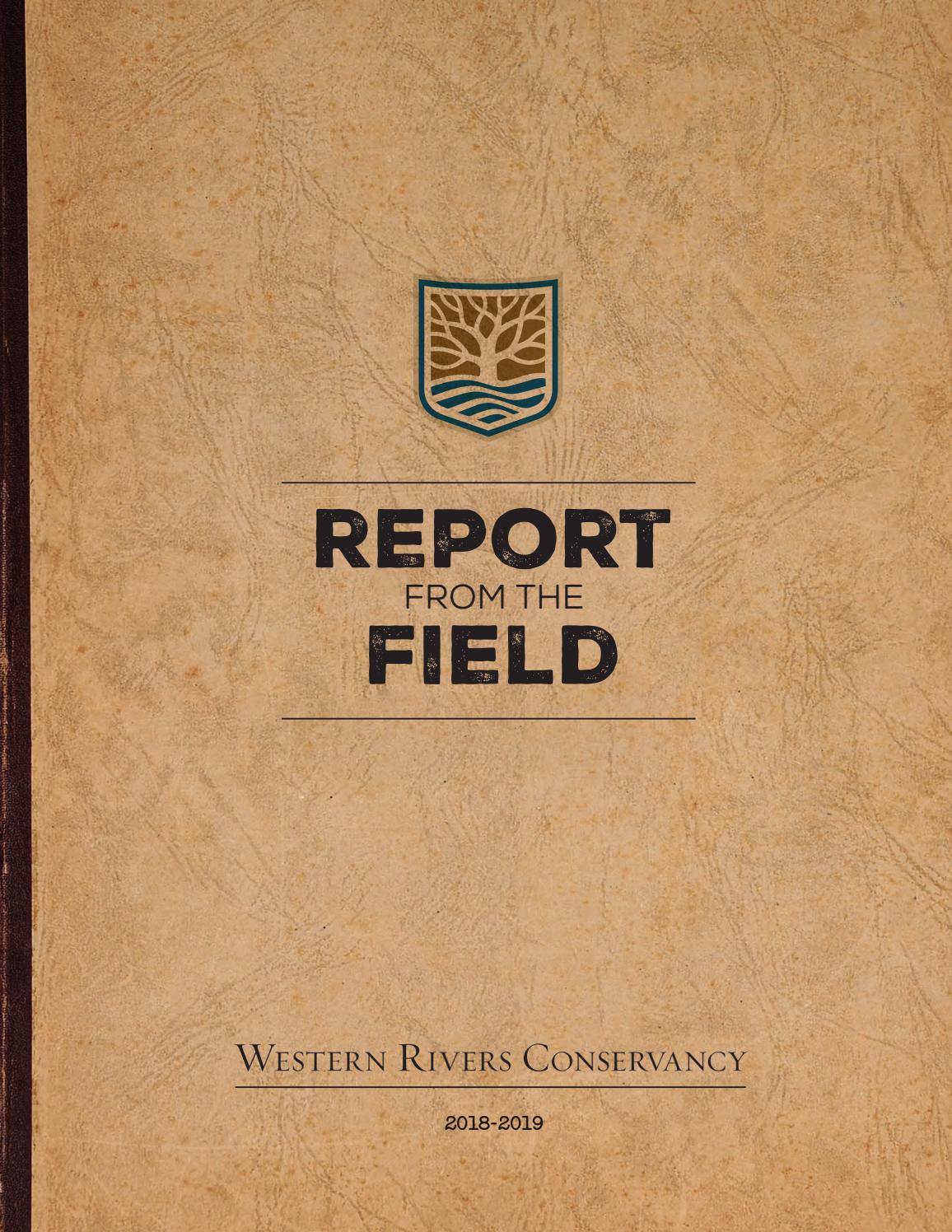 Report from the Field by Western Rivers Conservancy - Issuu