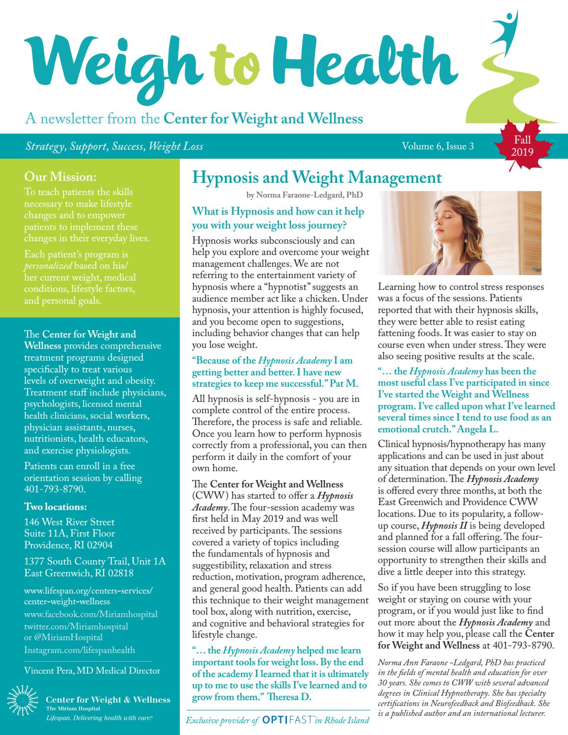 CWW_Weigh_To_Health_Fall_2019 by Lifespan Health System - Issuu