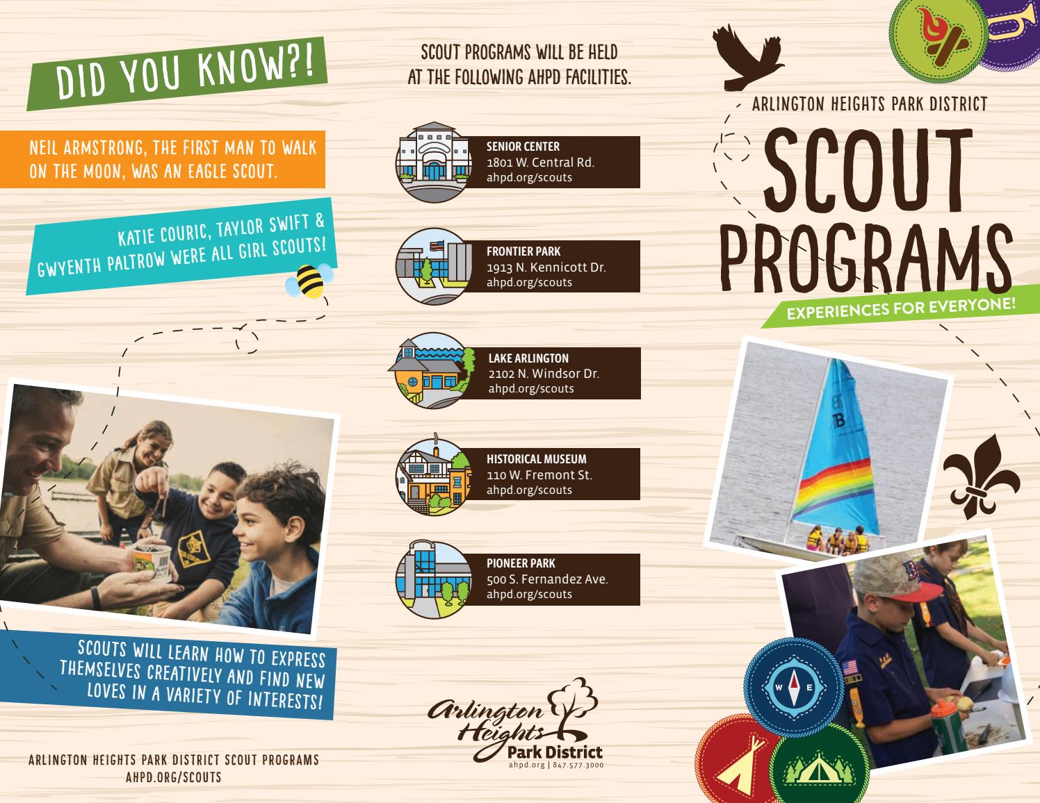 AHPD Scout Programs by Arlington Heights Park District - Issuu