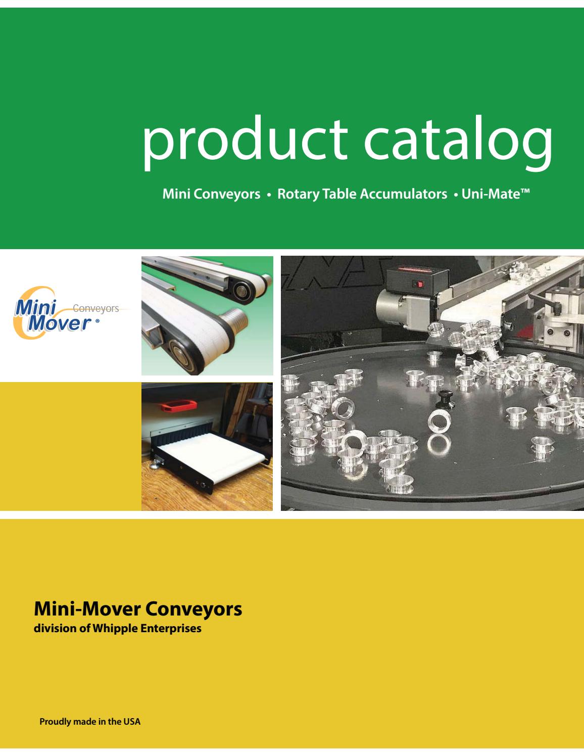 Mini-Mover Product Catalog - 2019-2020 by Mini-Mover Conveyors - Issuu