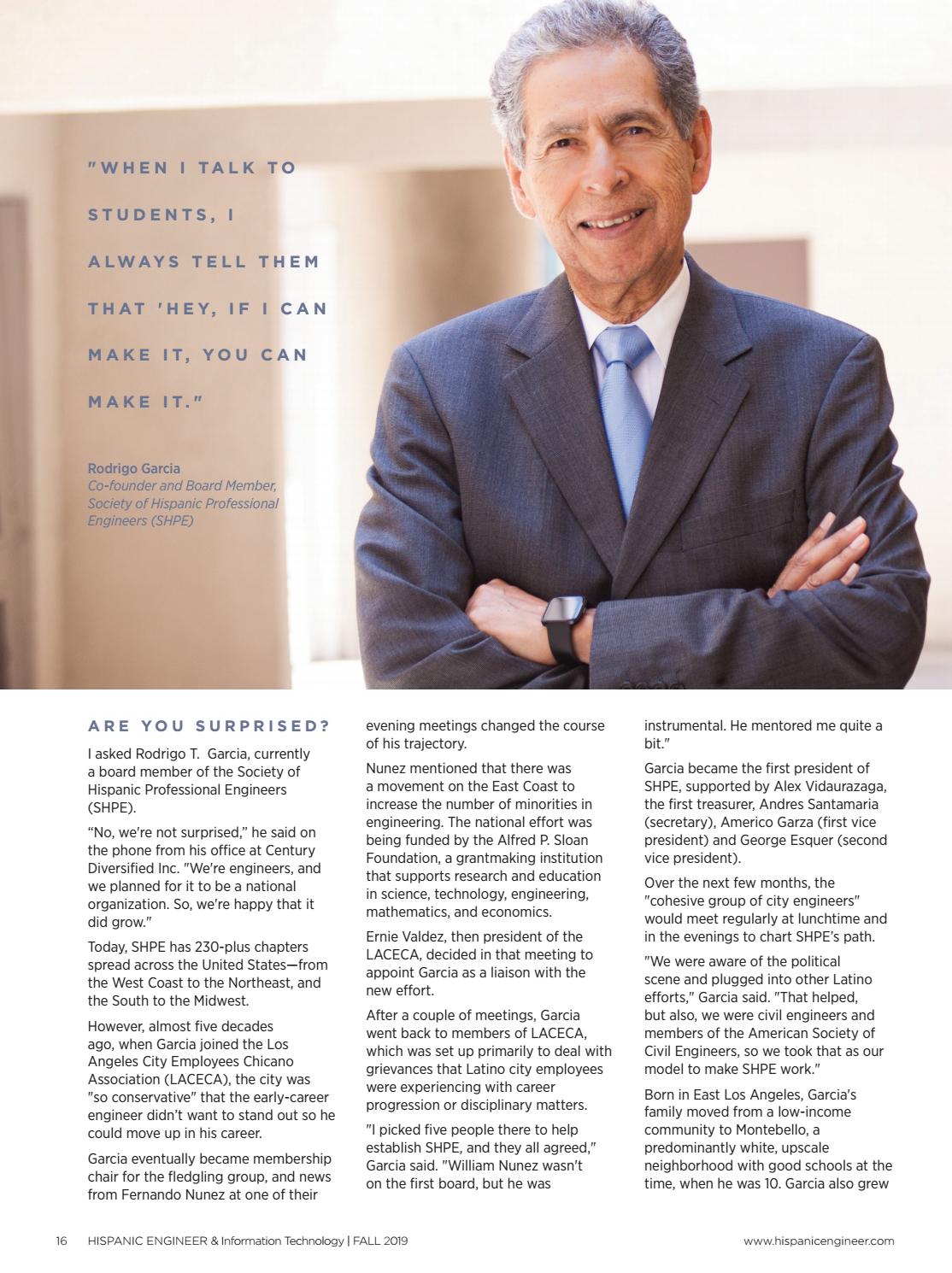 Hispanic Engineer Volume 34 Number 2 by Career Communications Group - Issuu