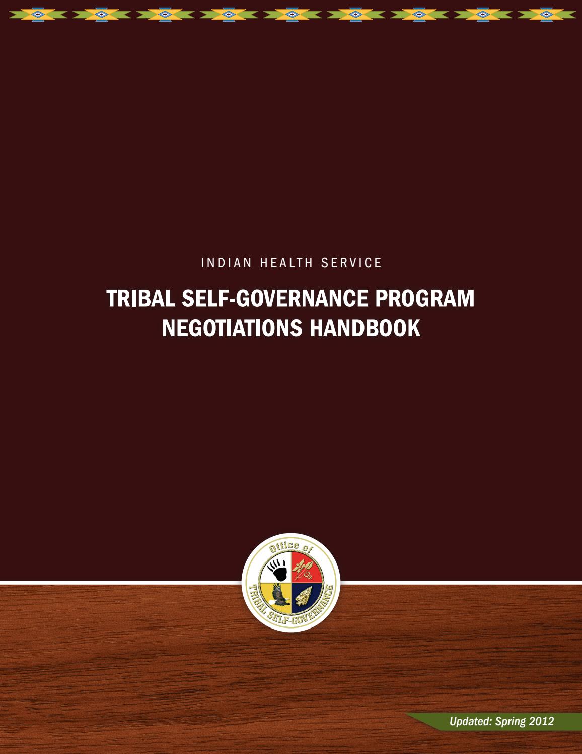 Negotiations Guidance for IHS by Tribal Self-Governance - Issuu