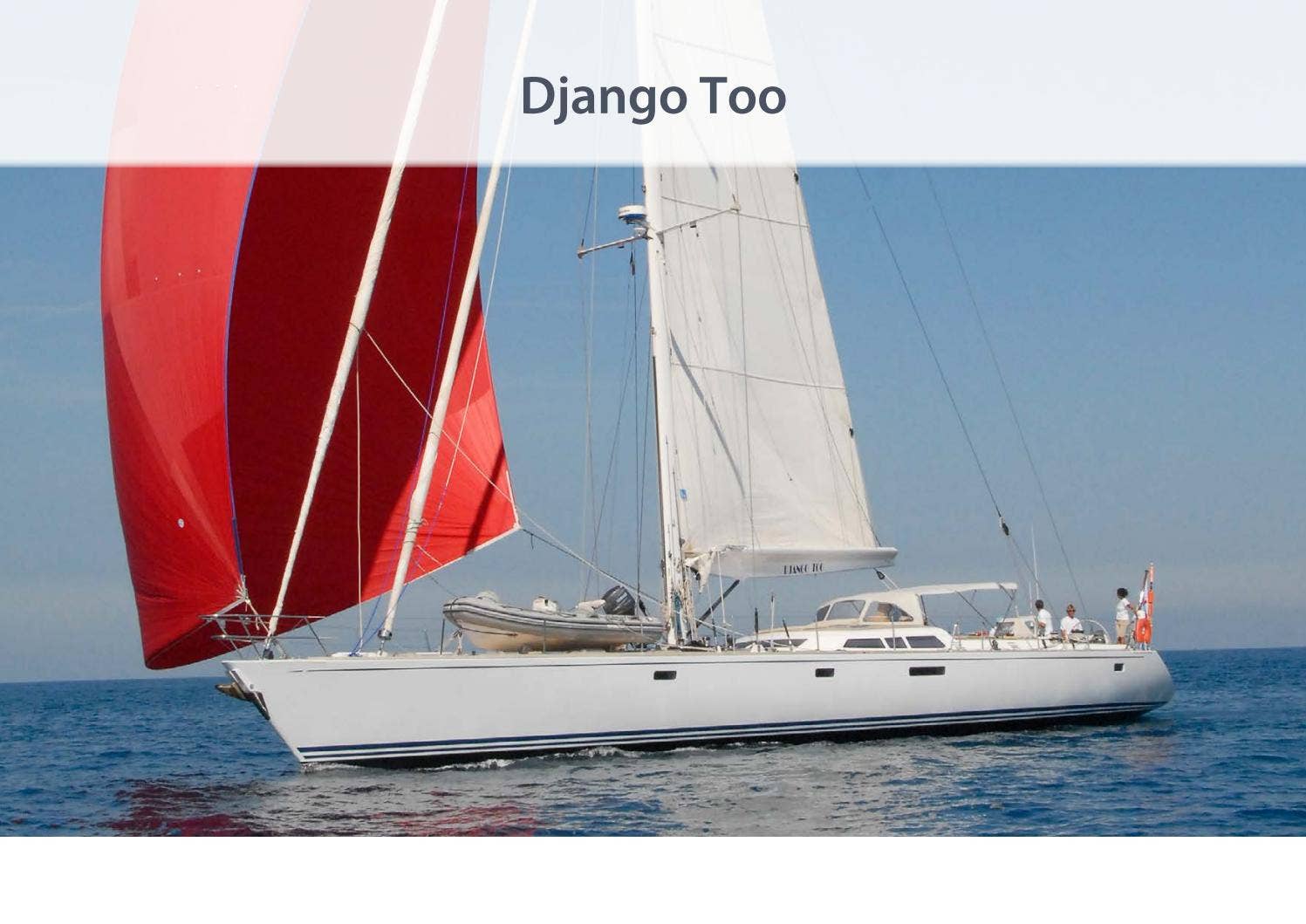 Sailing Yacht 81ft Sloop DJANGO TOO - Charter Borchure by BERNARD GALLAY Yacht Brokerage - Issuu