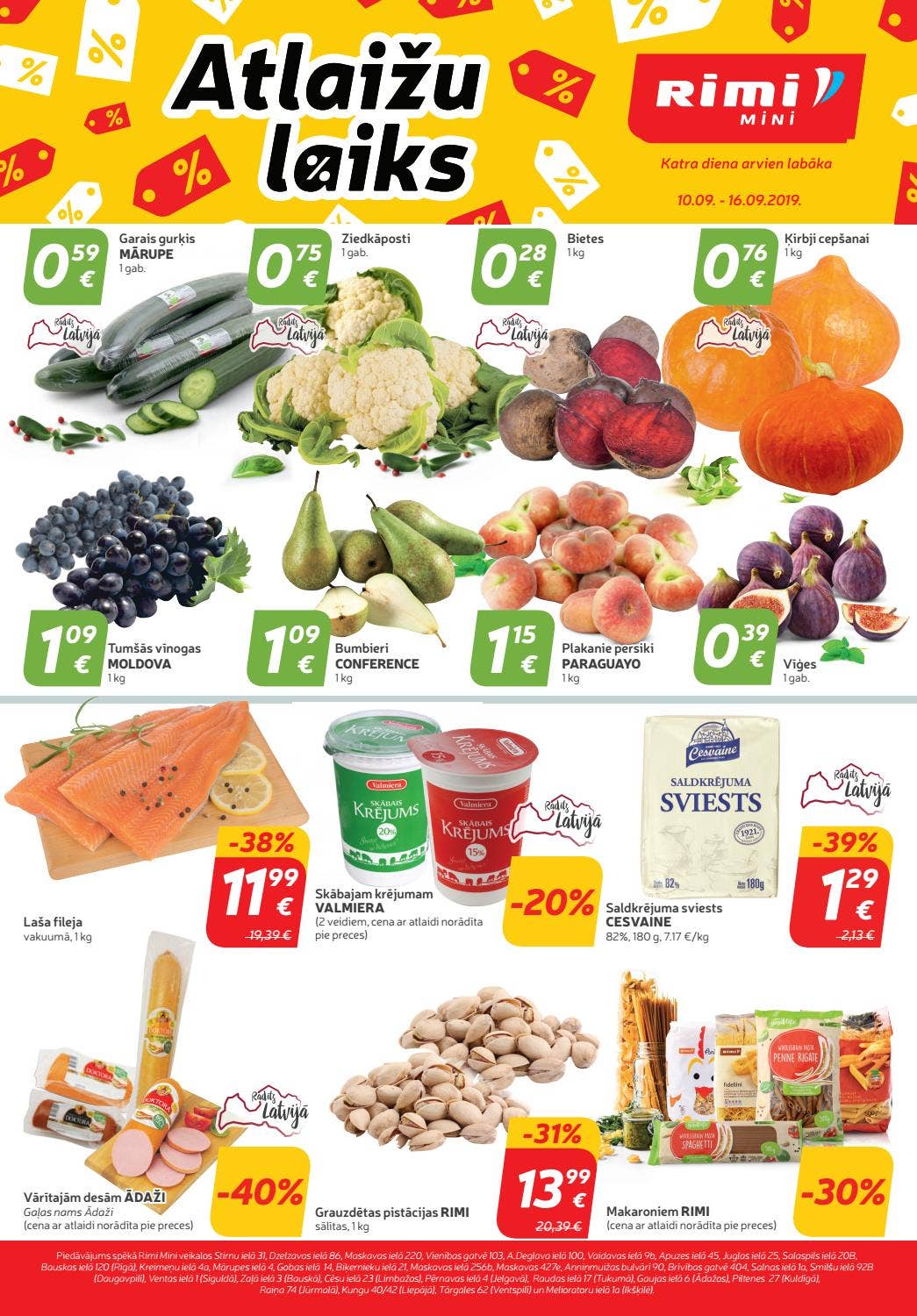 Rimi Mini piedāvājumi 10.09. - 16.09.2019. by Rimi - Issuu