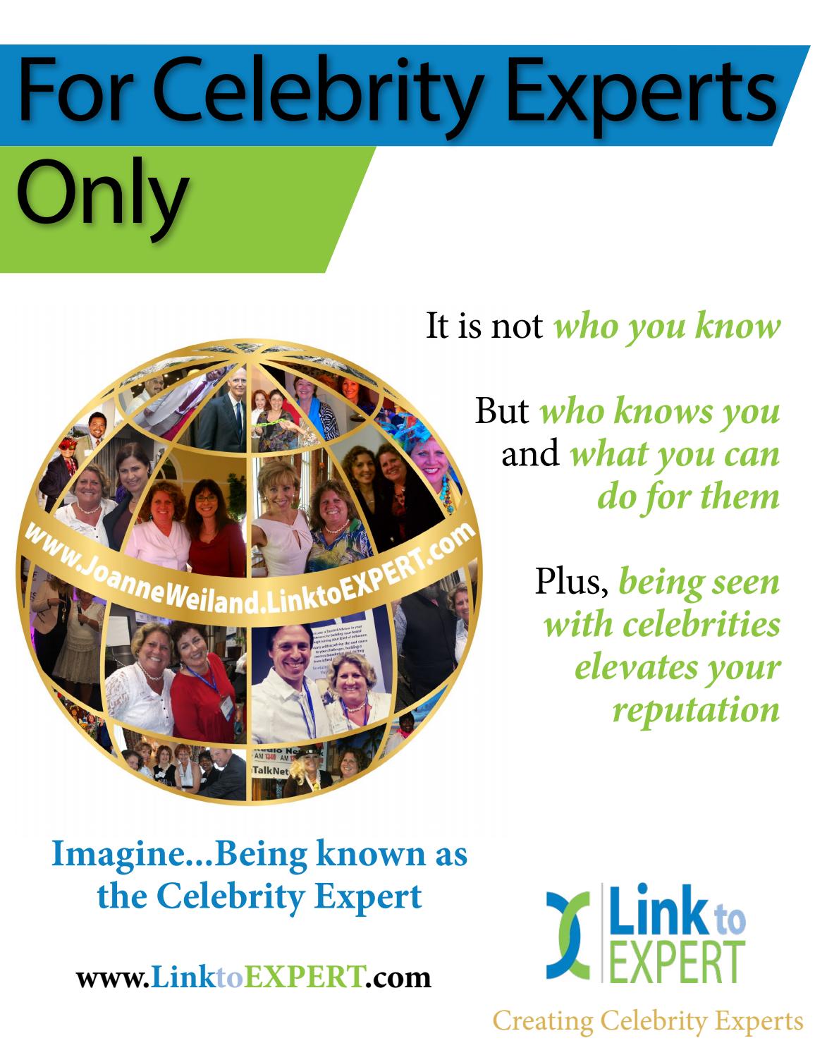 For Celebrity Experts Only Magazine by LinktoEXPERT - Issuu