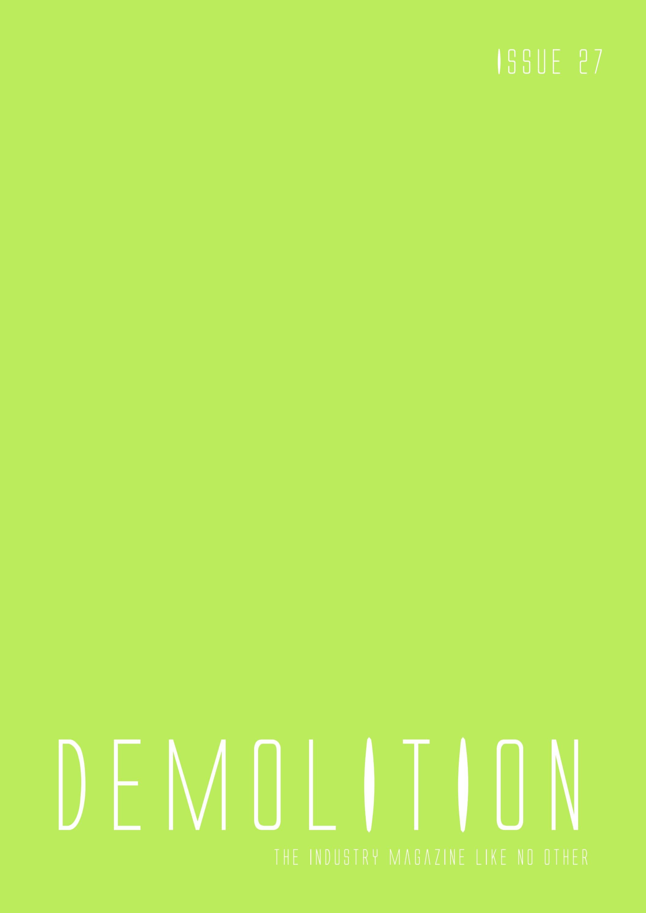 Demolition Magazine - Issue 27 by Global News Media Ltd - Issuu