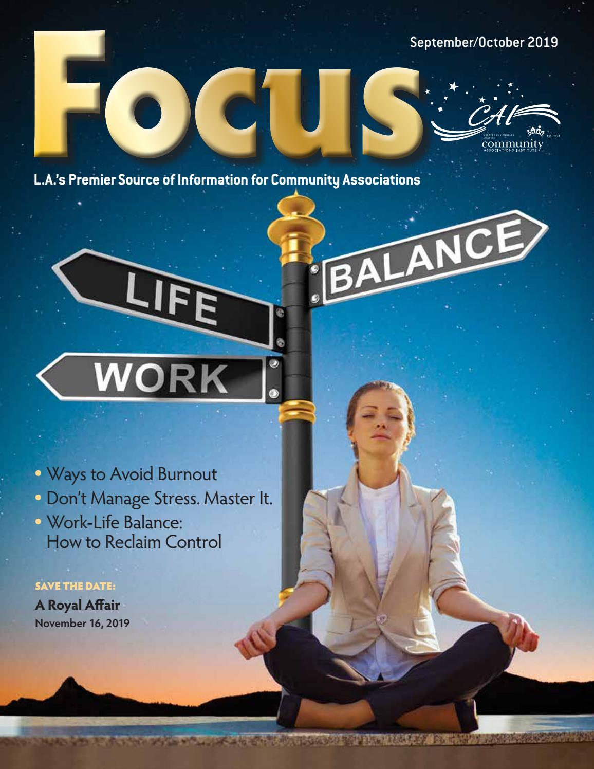 Focus Magazine - September/October 2019 by CAI Greater Los Angeles ...