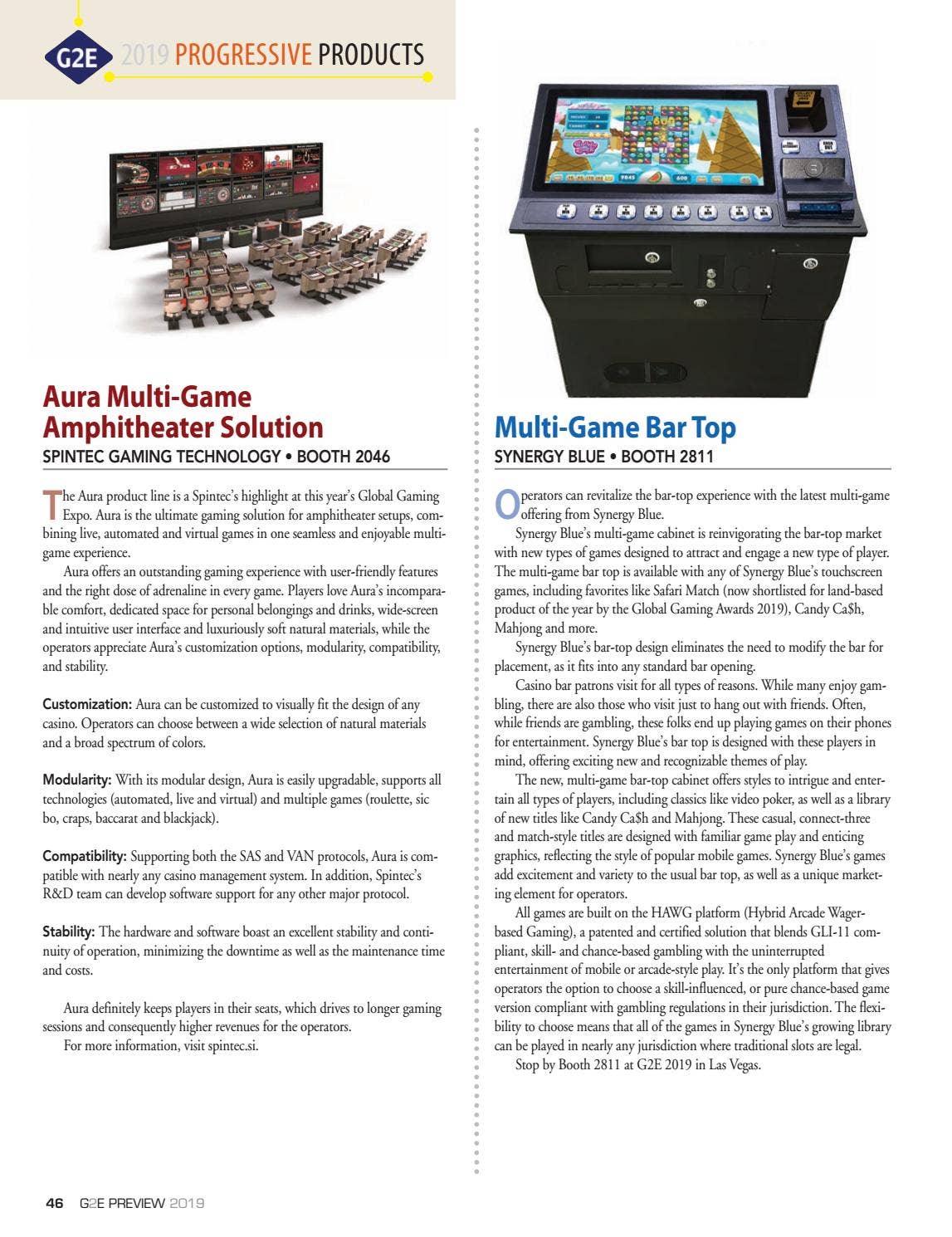 G2E Preview 2019 by Global Gaming Business - Issuu