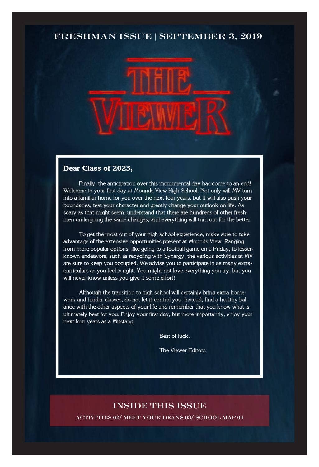 MV Viewer 2019-2020 Freshman Issue by The Viewer - Issuu