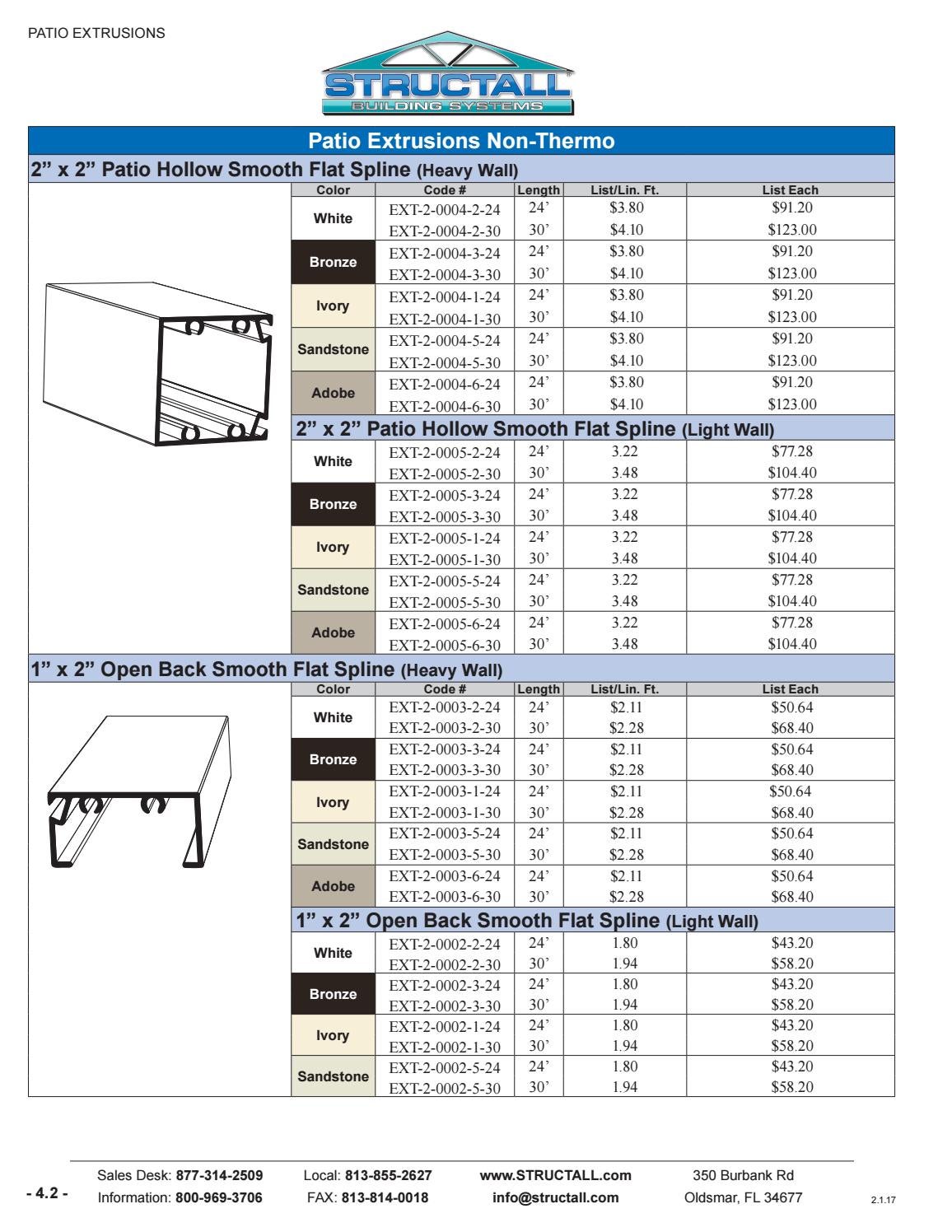Structall Contractor Price Catalog by Structall Building Systems - Issuu