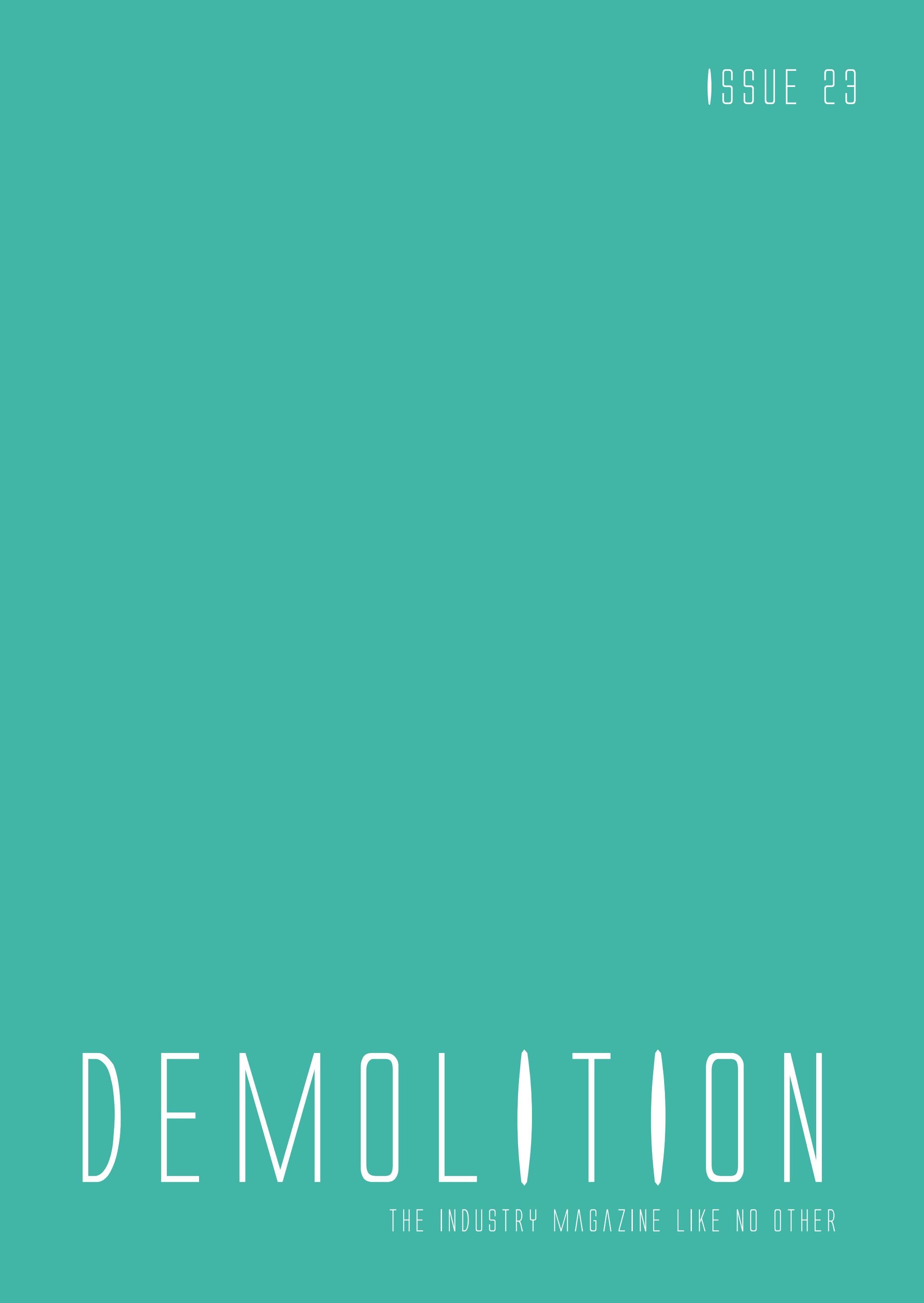 Demolition Magazine - Issue 23 by Global News Media Ltd - Issuu