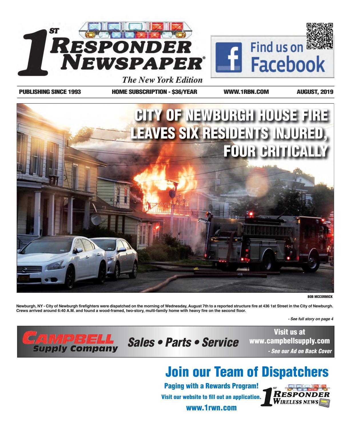 1st Responder News New York August Edition by Belsito Communications ...