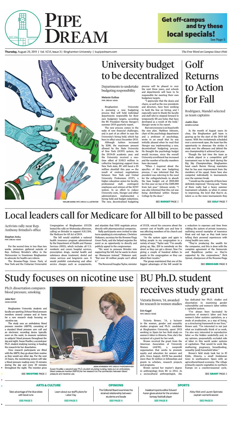 Fall 2019 Issue 3 by Pipe Dream - Issuu