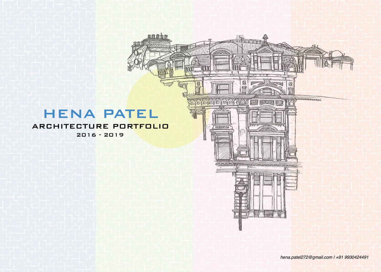 Architecture portfolio | Hena Patel by Hena Patel - Issuu