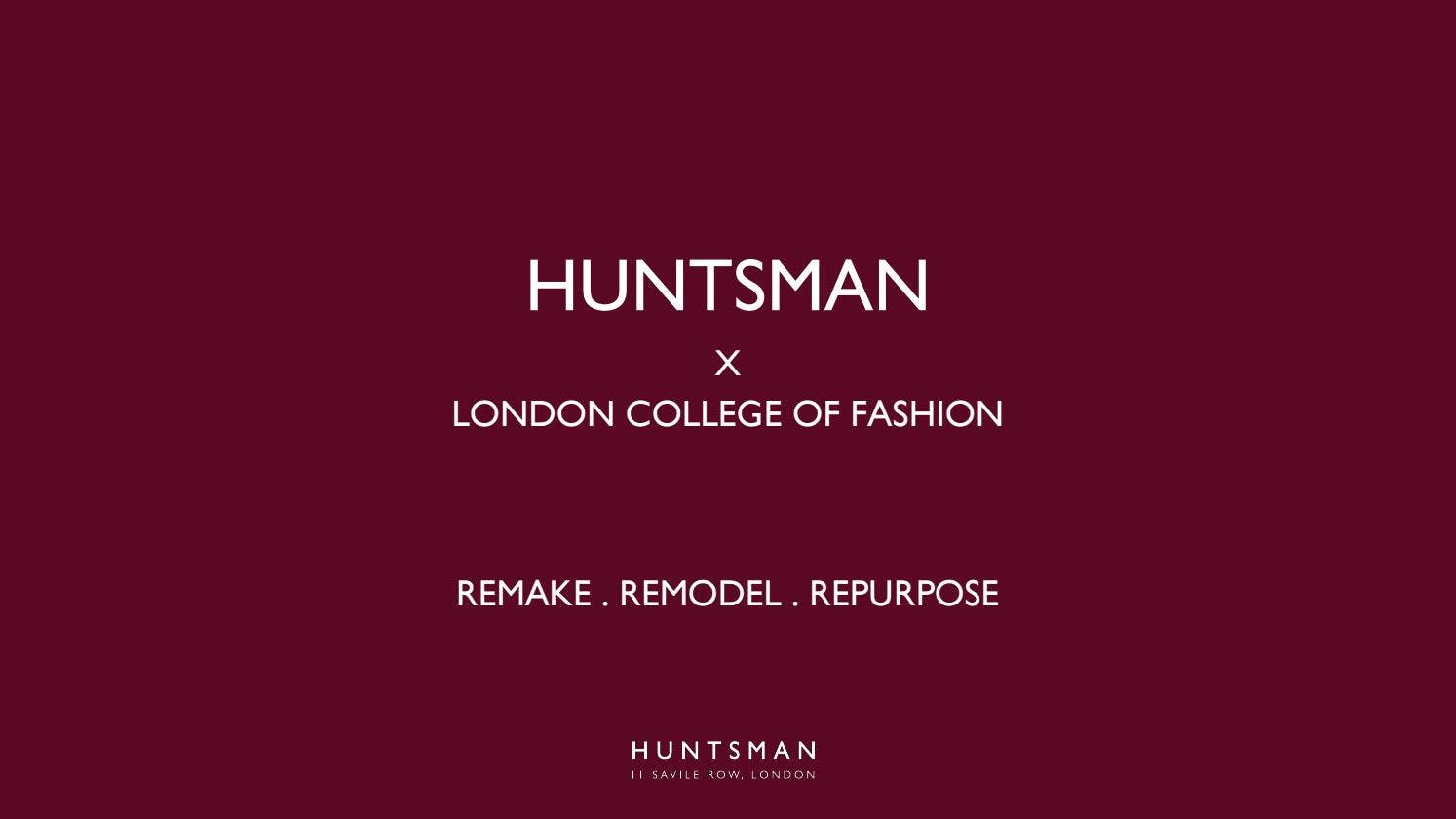 Huntsman - London College Of Fashion by huntsmansavilerow - Issuu