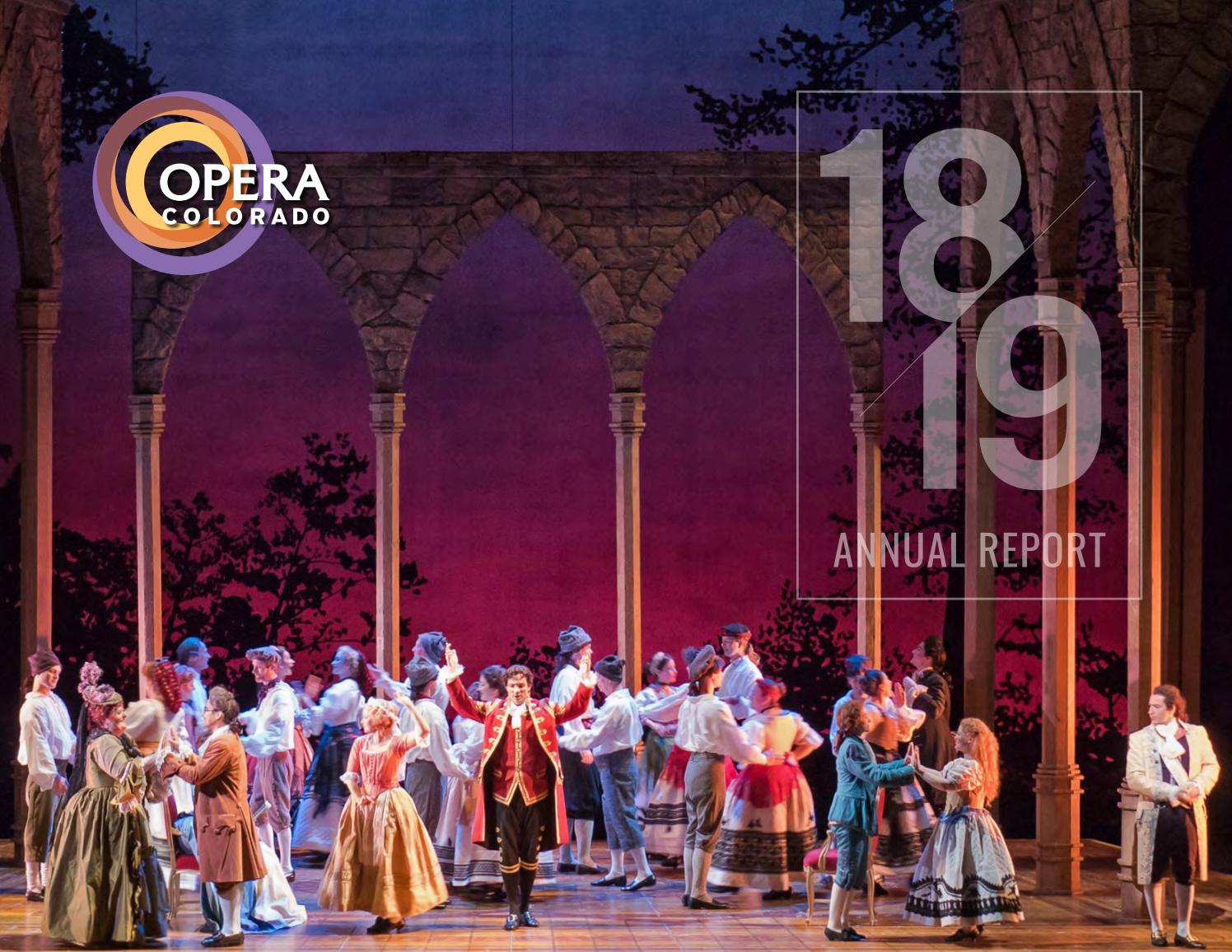 2018-19 Annual Report by Opera Colorado - Issuu