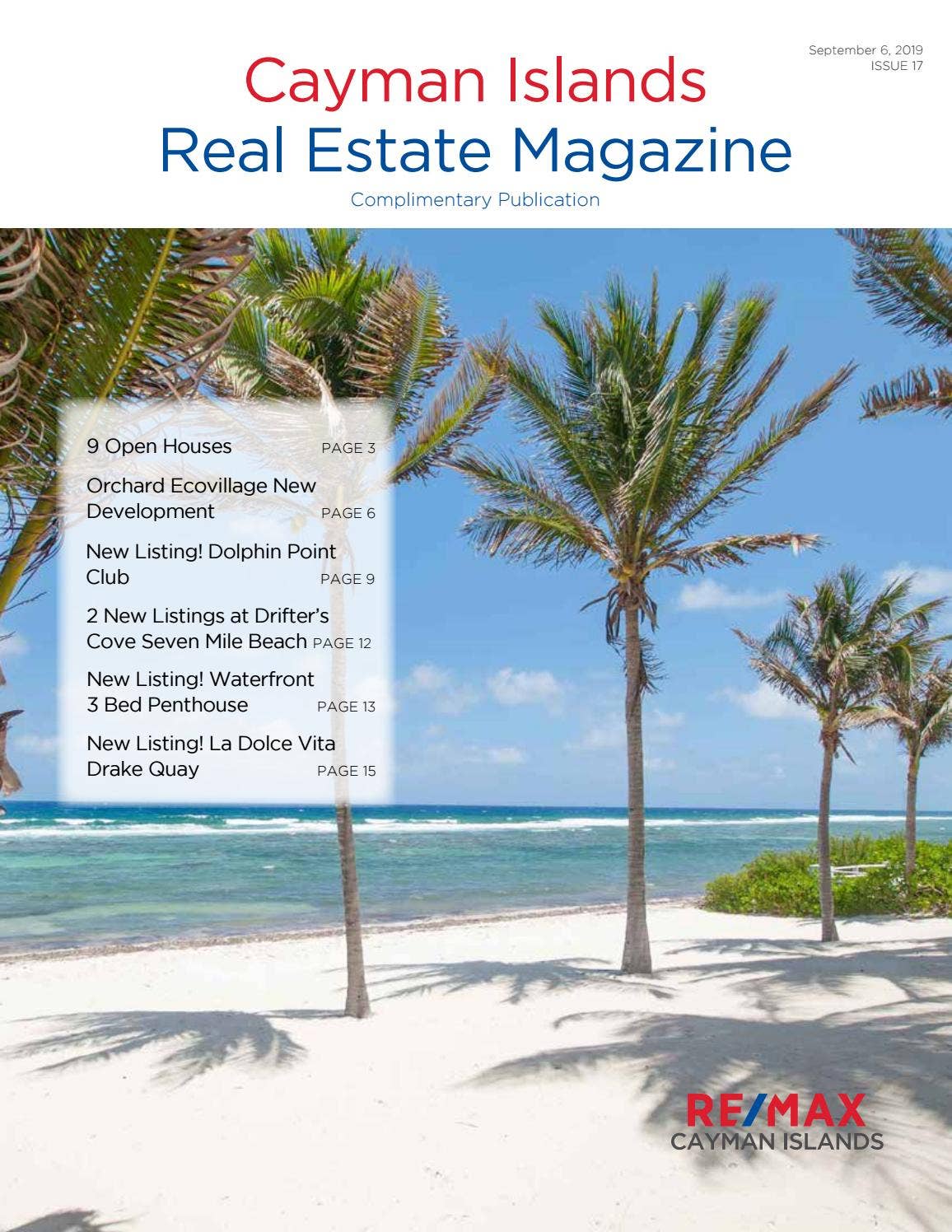 RE/MAX Cayman Islands Magazine - September 6, 2019 by RE/MAX Cayman ...