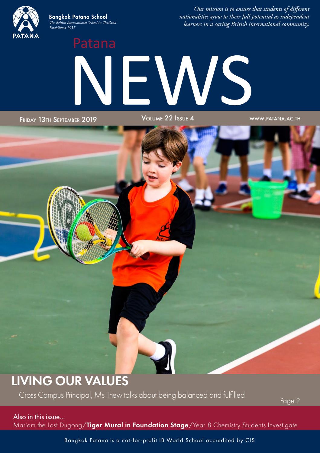 Patana News Volume 22 Issue 4 by Bangkok Patana School - Issuu
