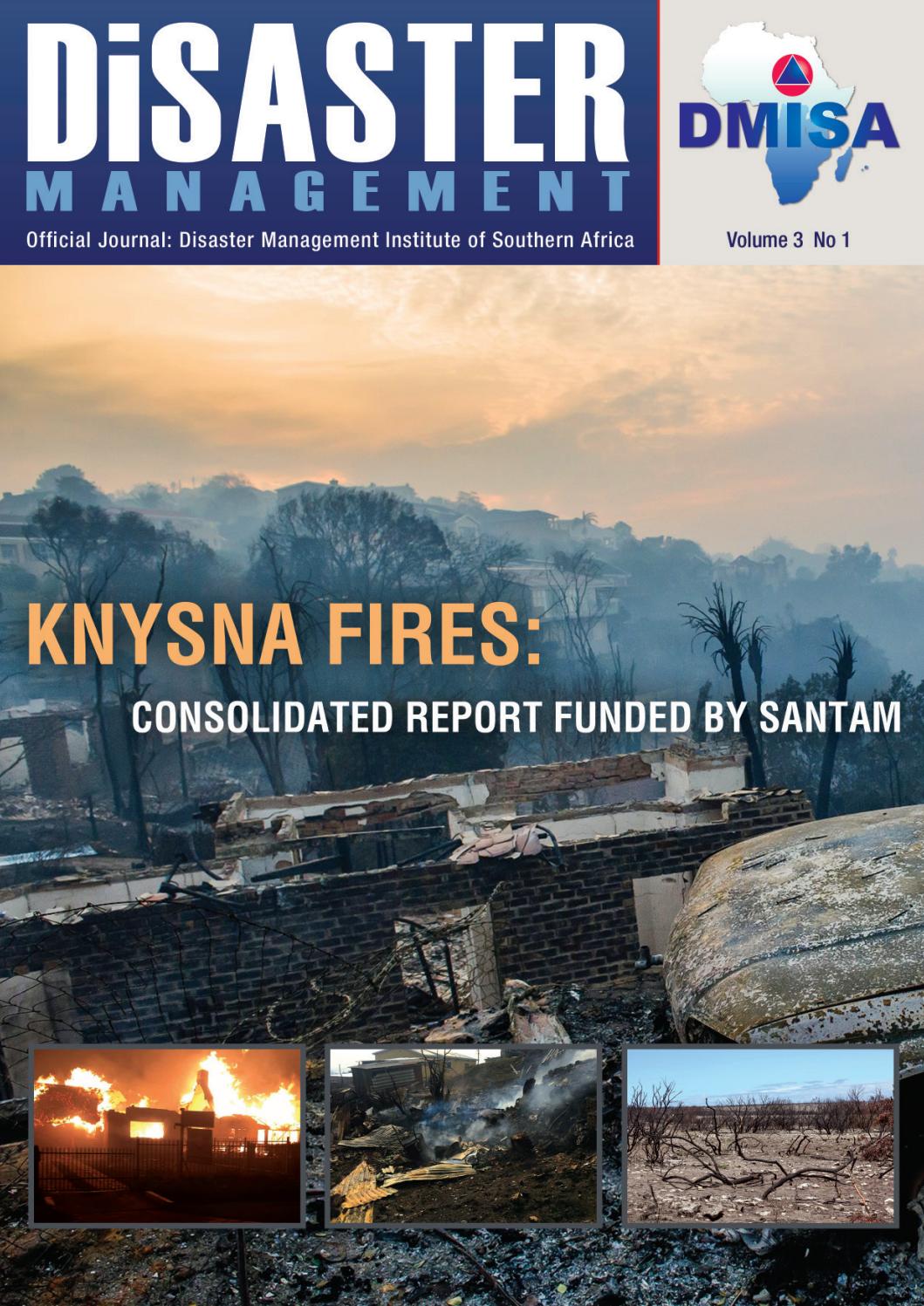 Disaster Management Journal Vol 3 No 1 by Fire and Rescue International ...