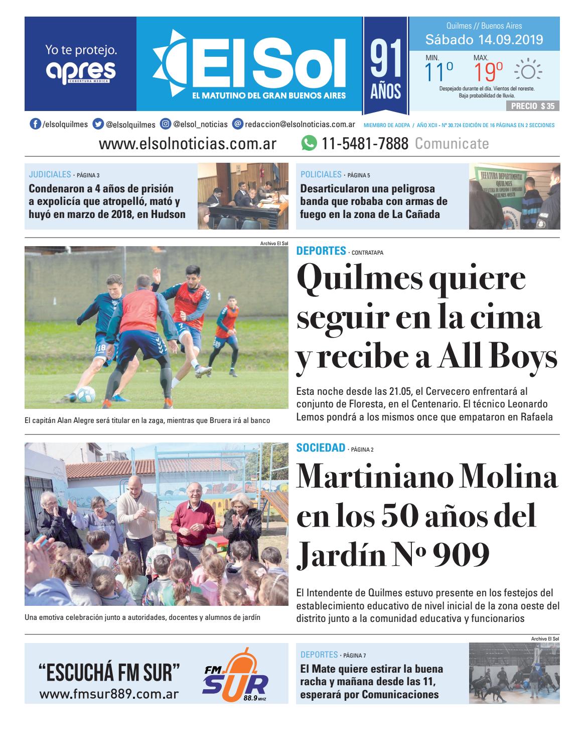 Diario-El-Sol-140919 by Diario EL SOL - Issuu