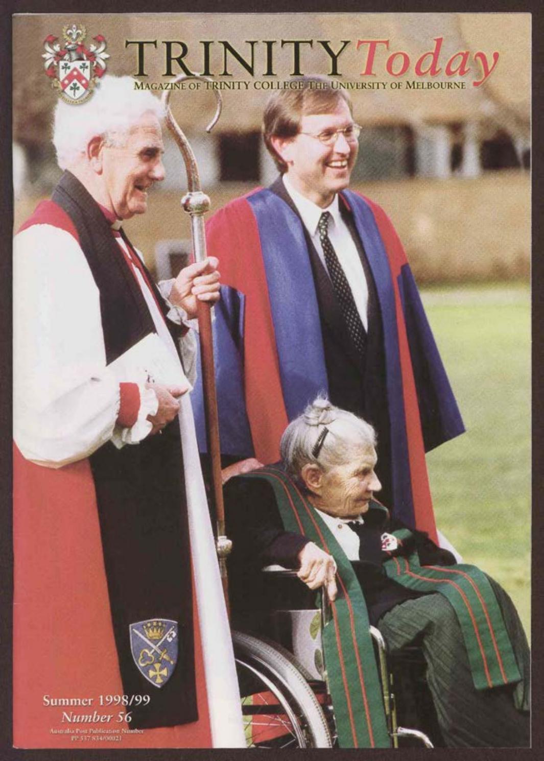 Trinity Today Summer 1998-1999 - issue 56 by Trinity College ...