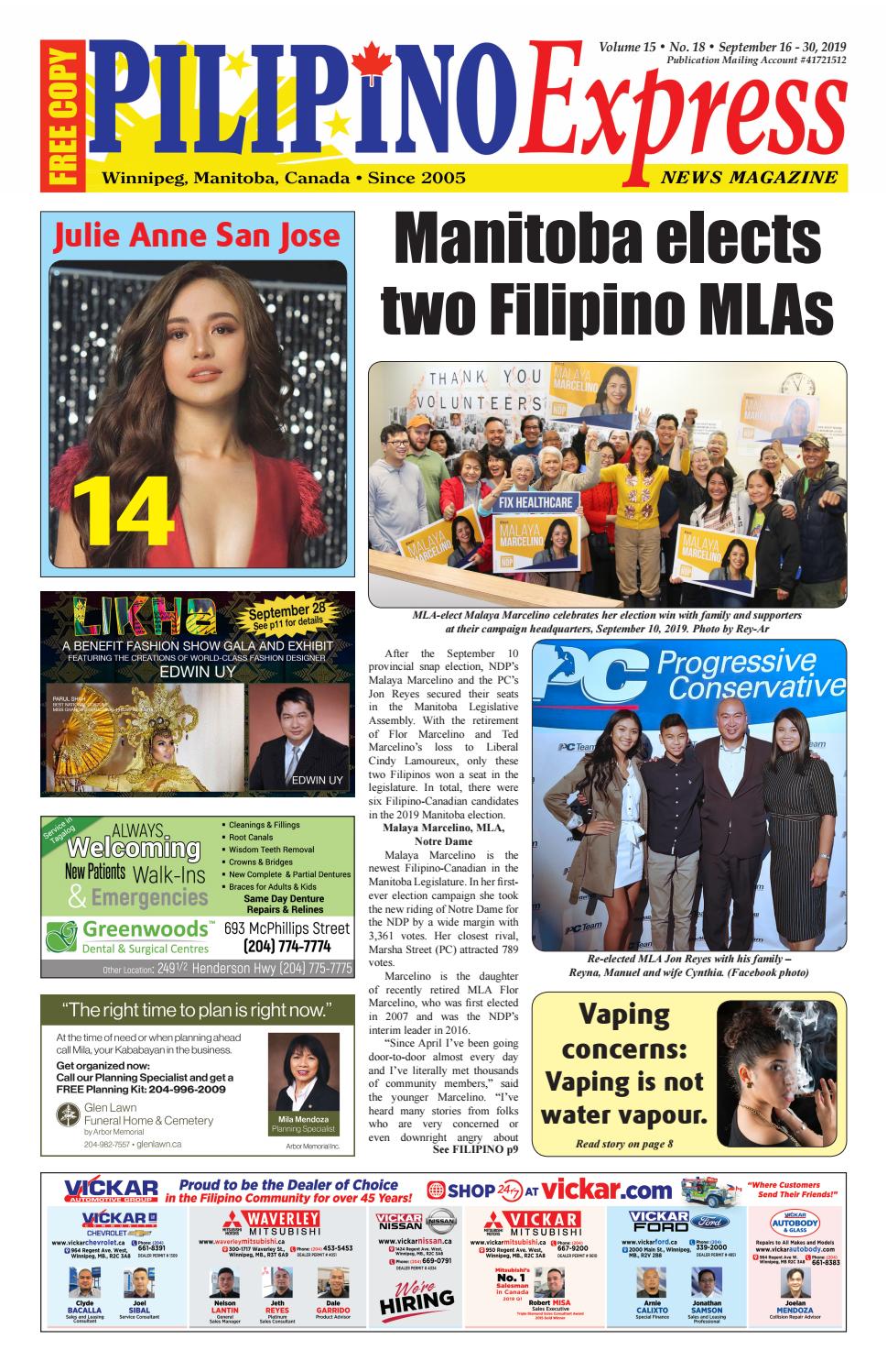 Pilipino Express • Sep 16 2019 by Pilipino Express News Magazine - Issuu