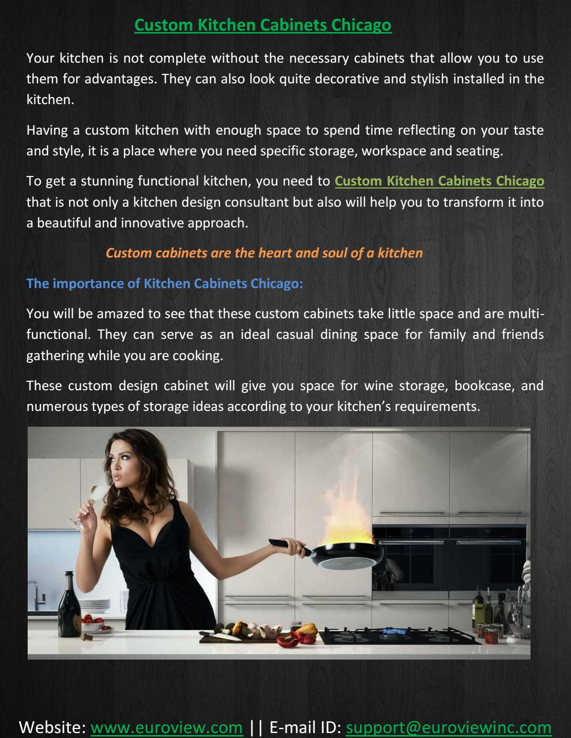 Kitchens Closet Chicago by Euroview - Issuu
