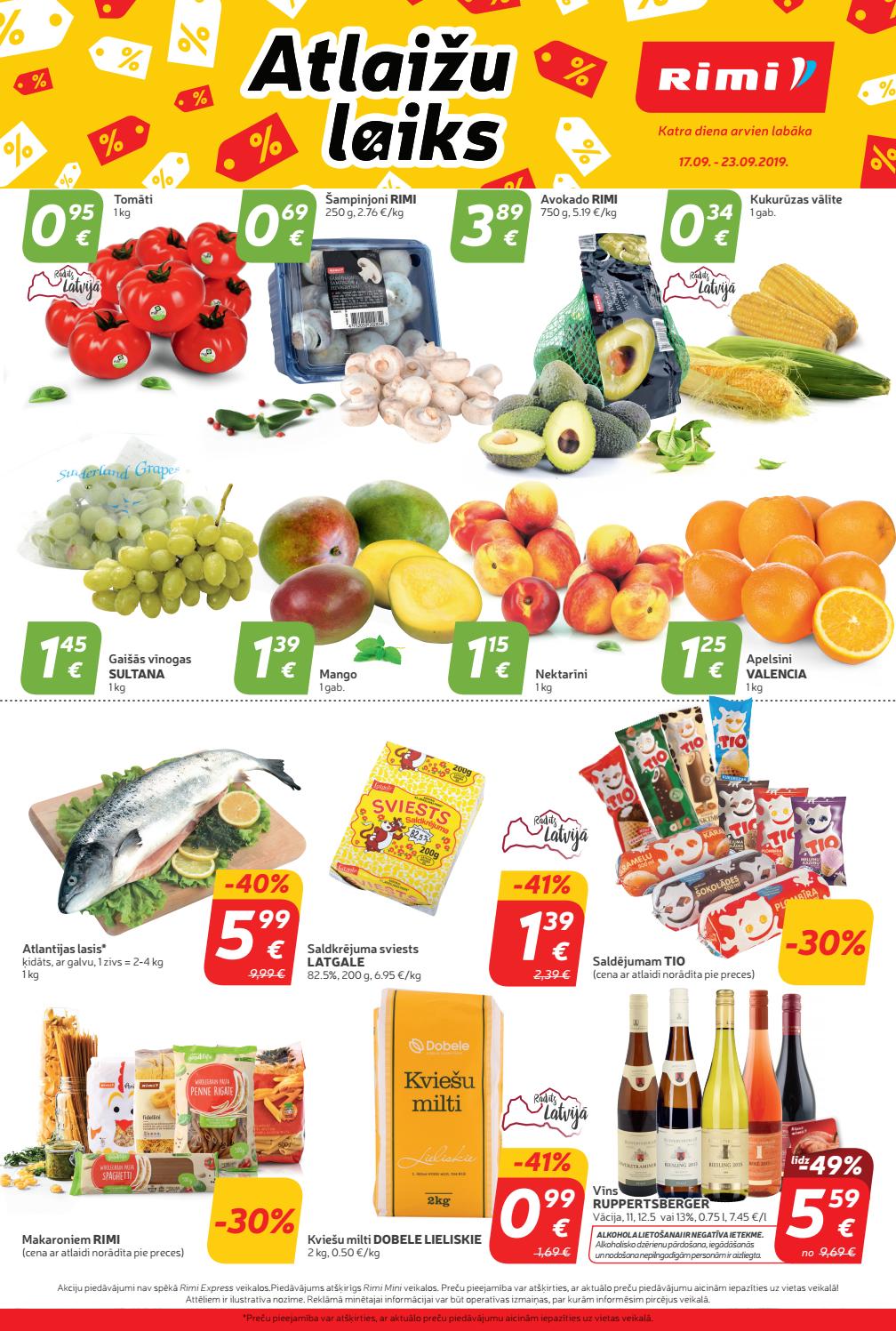 Rimi piedāvājumi 17.09. - 23.09.2019. by Rimi - Issuu