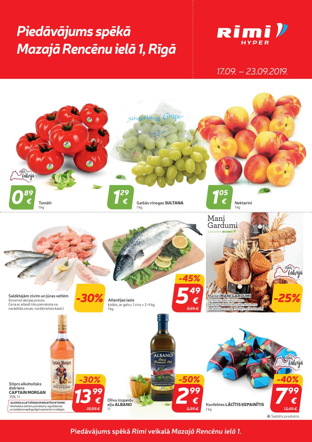 Rimi Hyper Ozols piedāvājumi 17.09. - 23.09.2019. by Rimi - Issuu