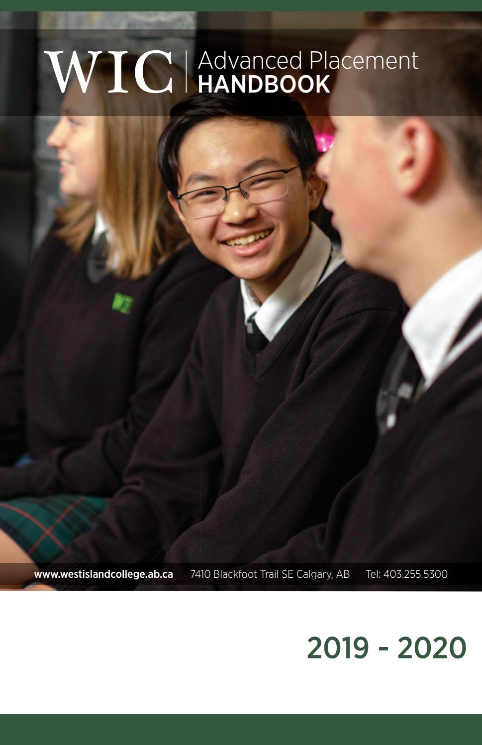 2019-2020 AP Handbook by West Island College - Issuu