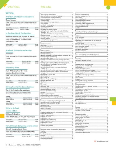 2020 ESL Cambridge University Press Catalog US by Cambridge English - Issuu