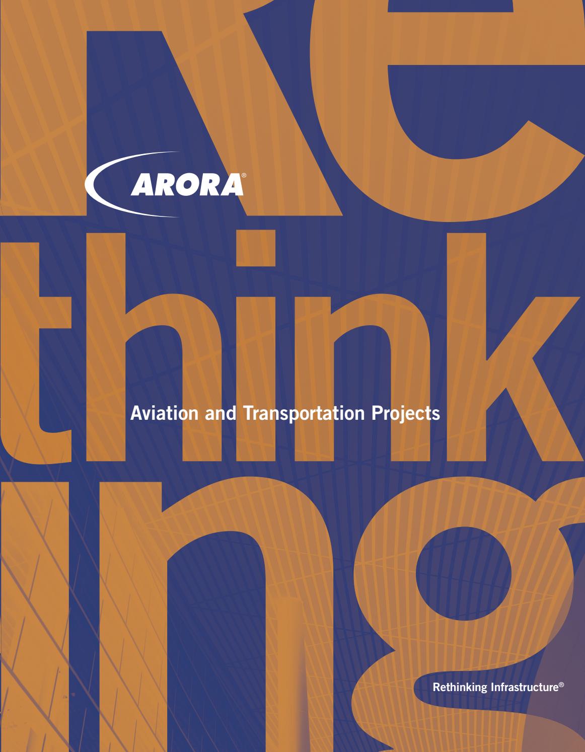 Aviation and Transportation Brochure 09-16-19 by Arora Engineers, Inc ...