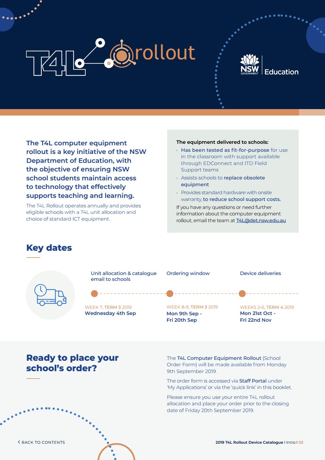 T4L Rollout Catalogue 2019 by Technology 4 Learning - Issuu