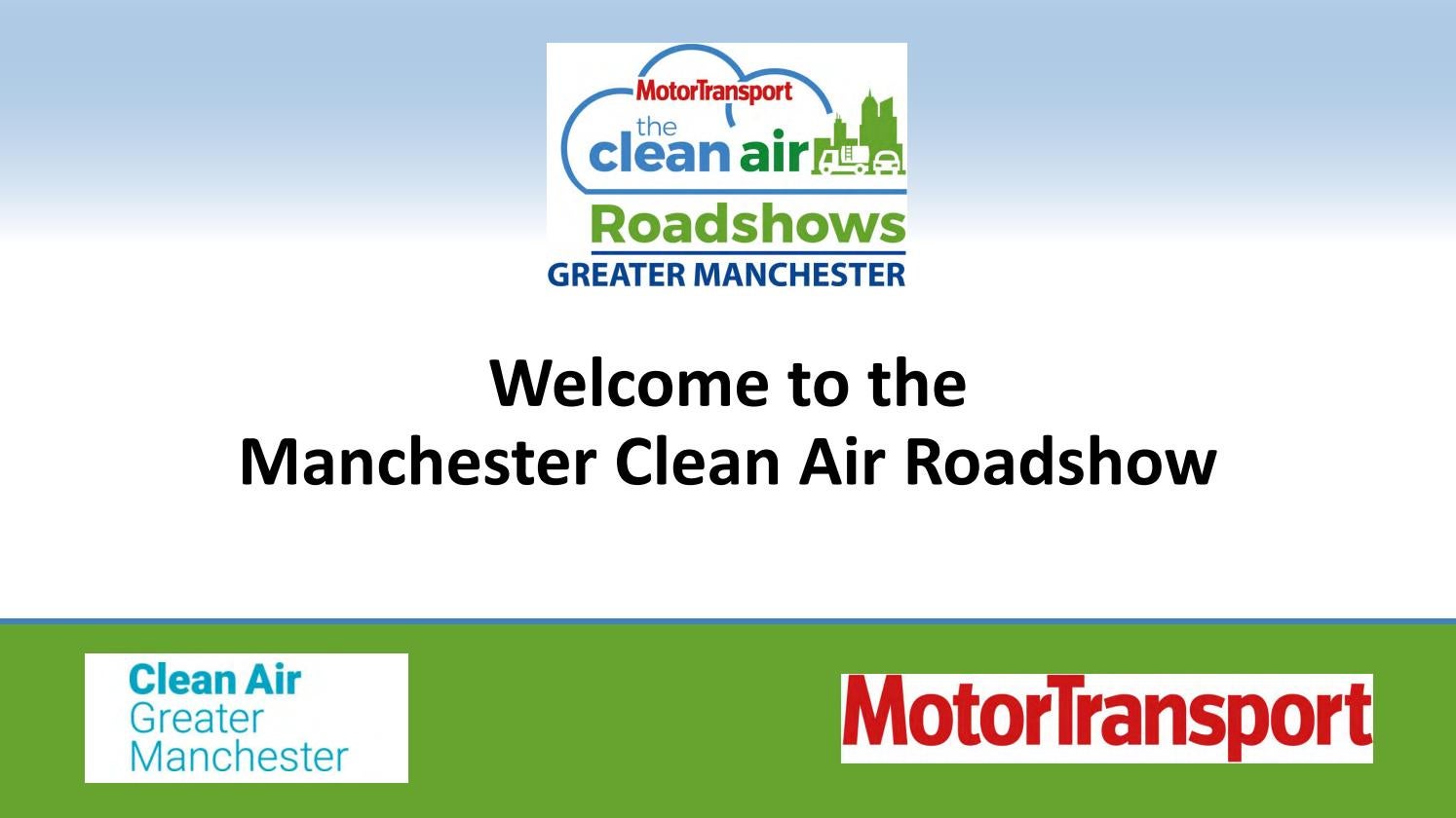 Manchester Clean Air Zone Presentations 2019 by Motor Transport - Issuu
