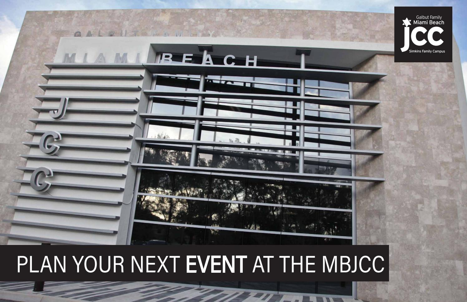 MBJCC Room Rental Brochure by Miami Beach JCC - Issuu