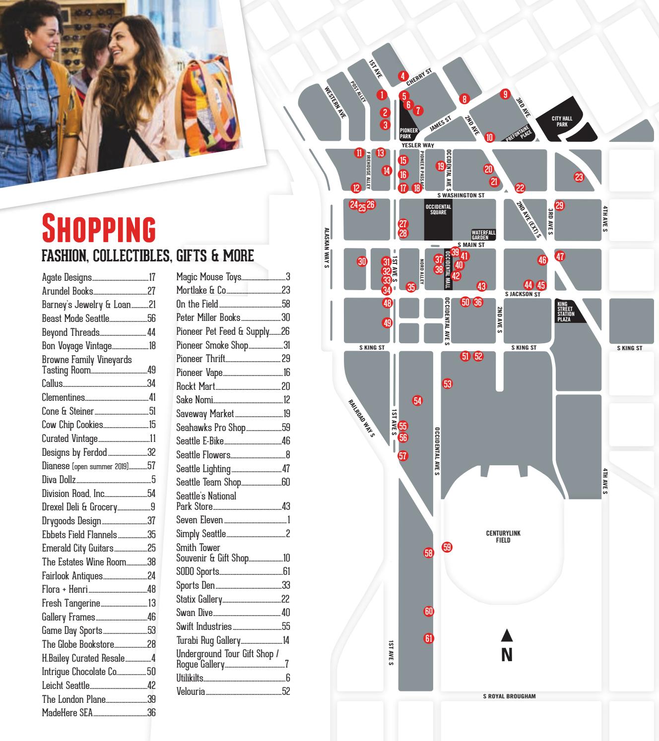 2019-2020 Pioneer Square Map + Guide by Alliance for Pioneer Square - Issuu