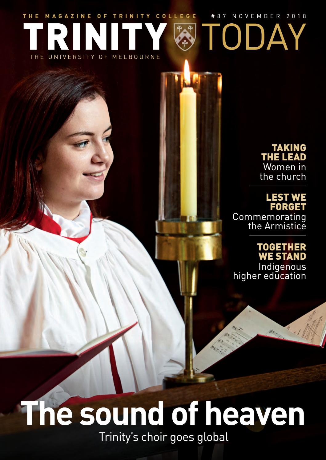 Trinity Today November 2018 - issue 87 by Trinity College Collections ...