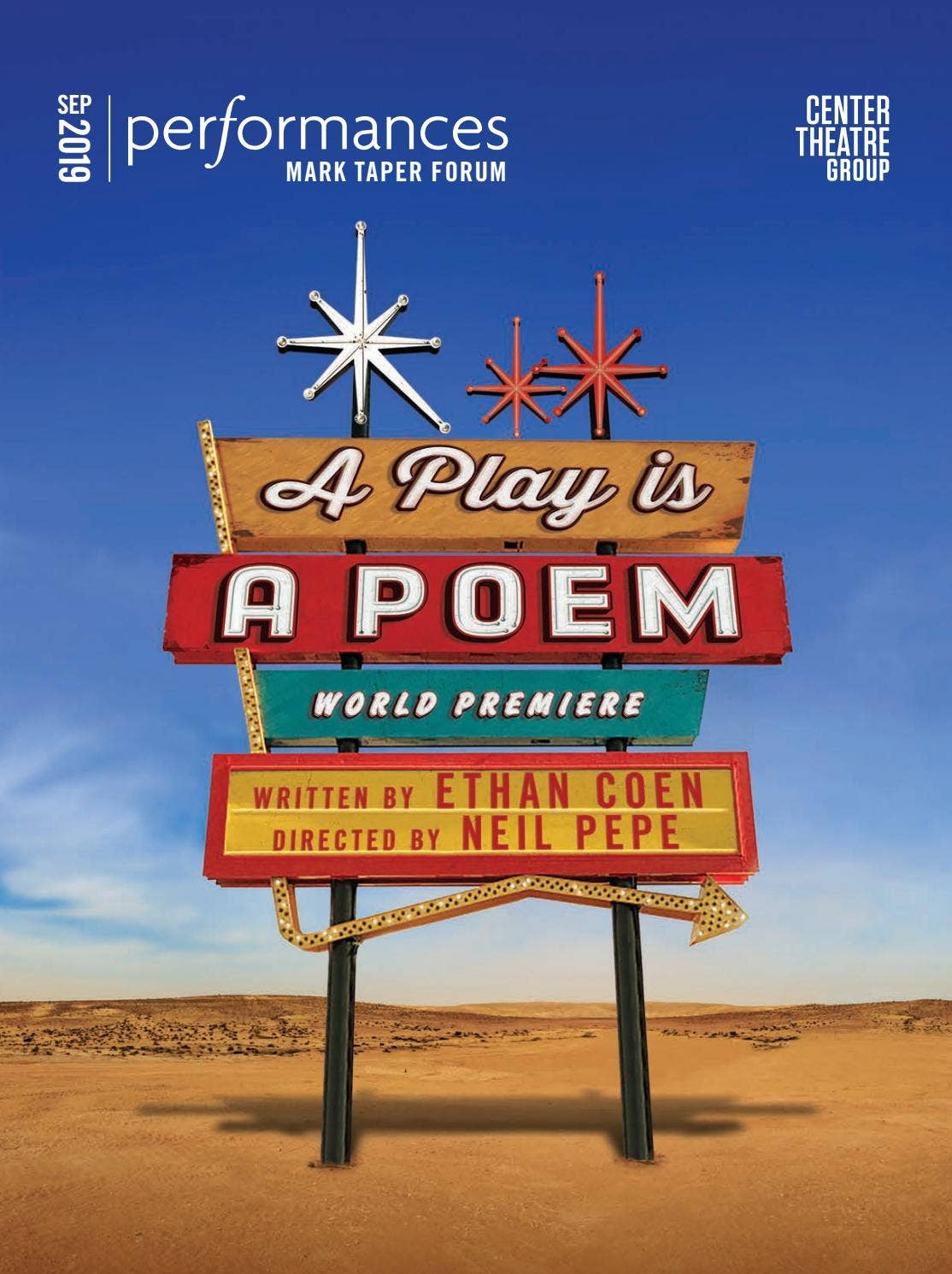 A Play Is a Poem at Center Theatre Group, September 2019 by Center ...