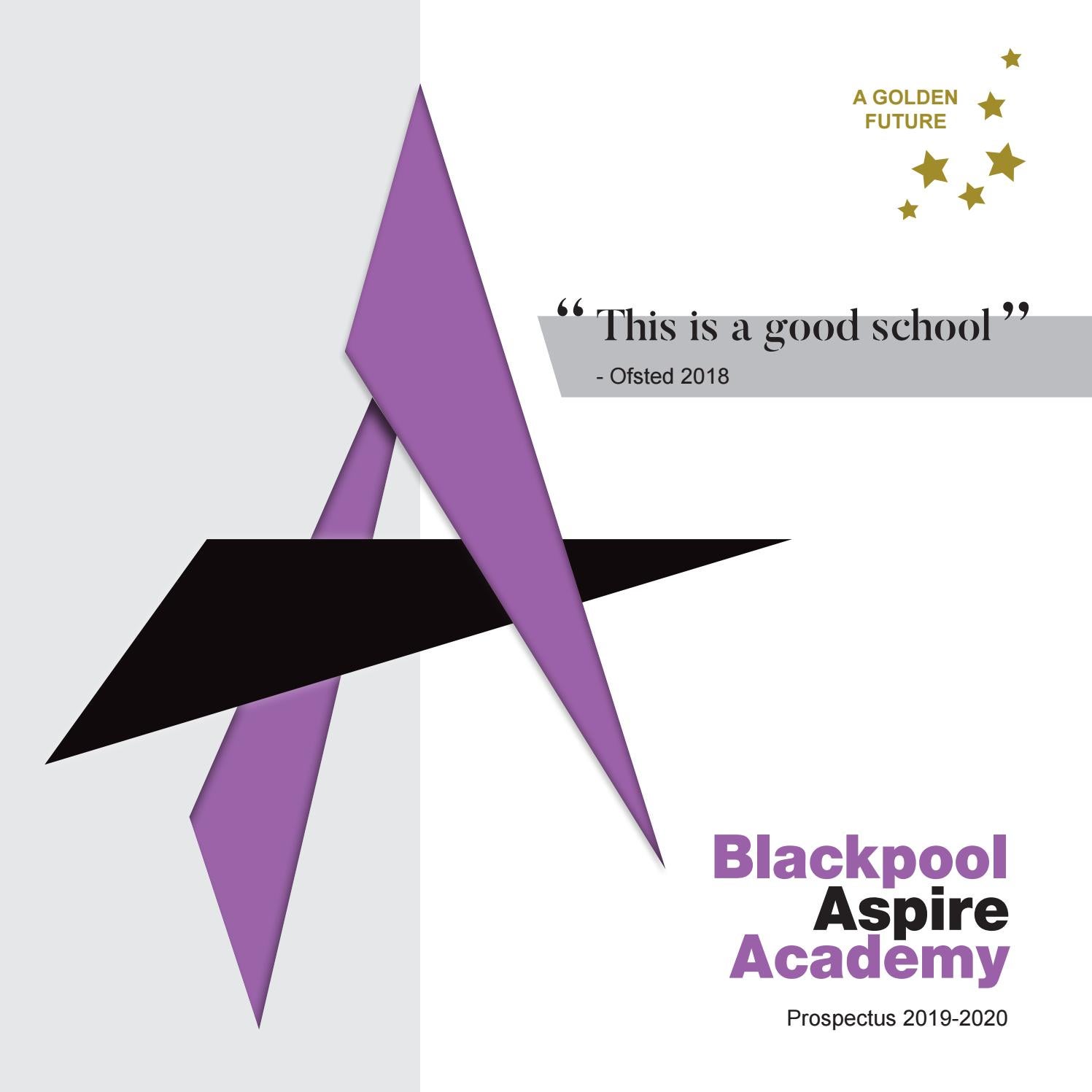 Blackpool Aspire Academy Prospectus 2019-20 by Schudio - Issuu