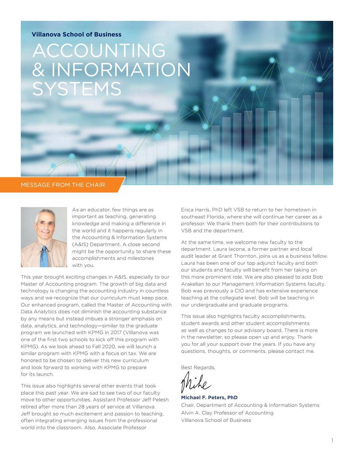 Villanova School of Business | 2019 Accounting Newsletter by Villanova ...
