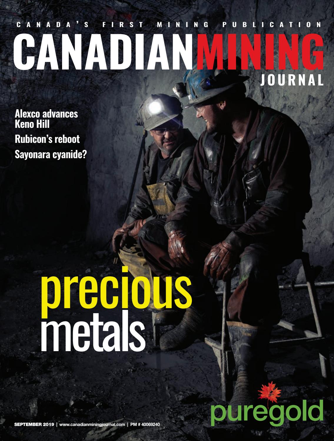Canadian Mining Journal September 2019 by The Northern Miner Group - Issuu