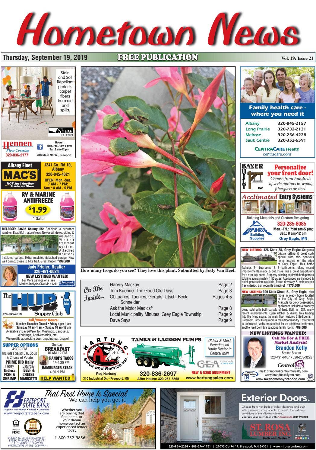 Hometown News September 19, 2019 by Hometown News - Issuu